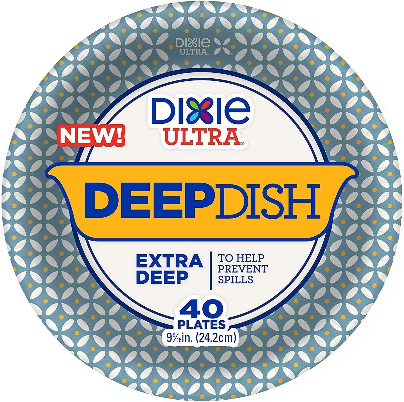 Dixie Ultra Heavy Duty TSF6 Disposable Paper DEEP Dish Plates, 28 oz ...