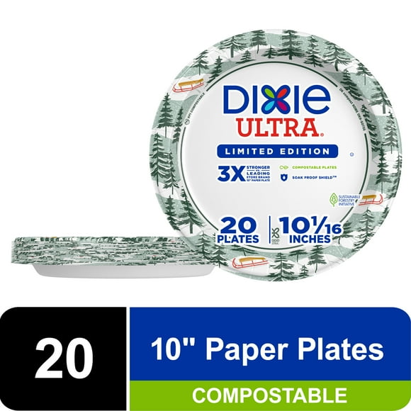 Dixie Plates in Disposable Tableware - Walmart.com