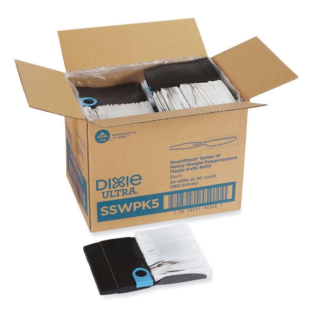 Dixie Ultra SmartStock Heavy-Duty Plastic Wrapped Cutlery Knives Refill ...