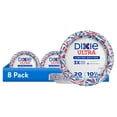 (8 pack) Dixie Ultra Summer Design Disposable Paper Plates, 10", Multi ...