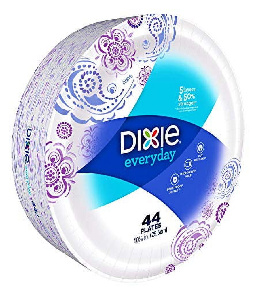 Dixie everyday disposalble paper plates 10 1/16 - Walmart.com