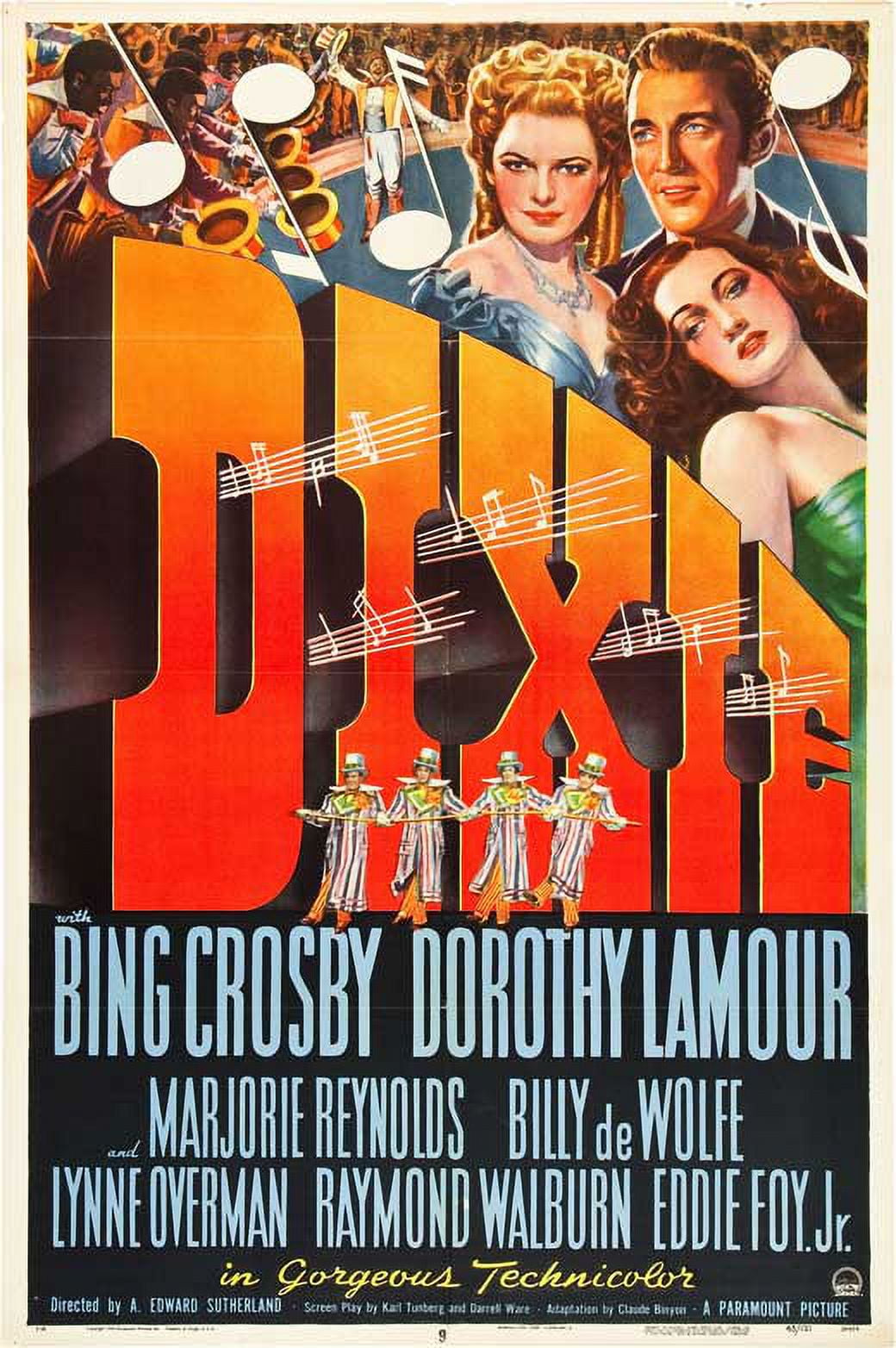 Dixie - movie POSTER (Style D) (11" x 17") (1943) - Walmart.com