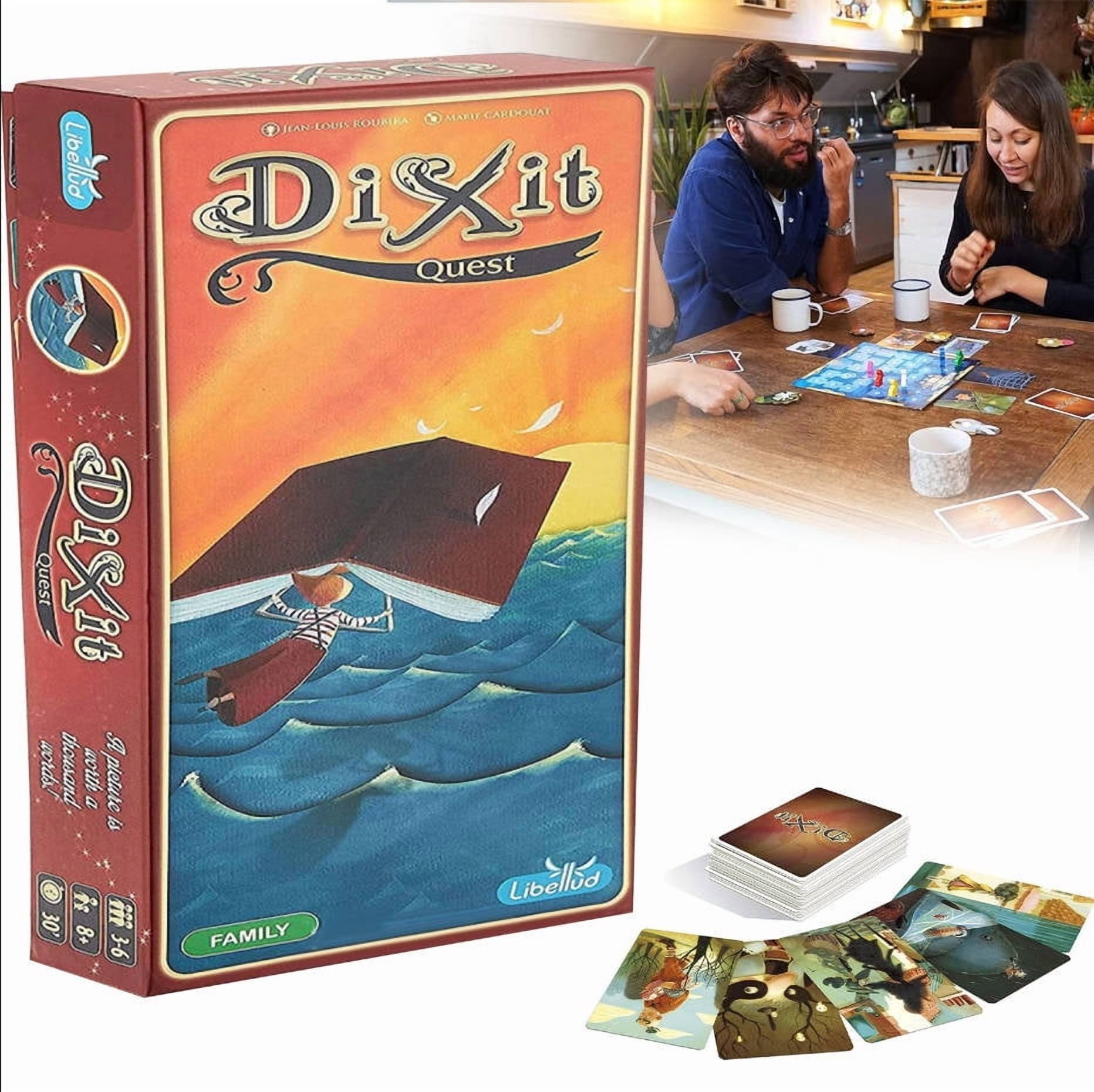 D-ixit Board Game New Edition Quest Expansion: Family & Adult ...