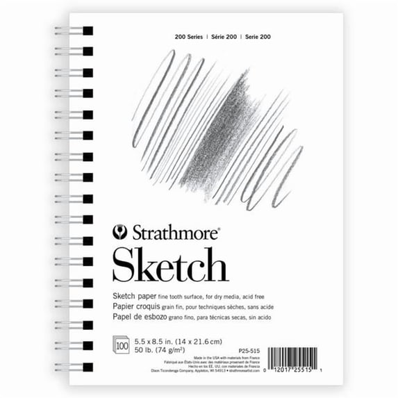 Dixon Fine Art STTP255151-3 5.5 x 8.5 in. Sketch Paper Pad - Pack of 3 ...