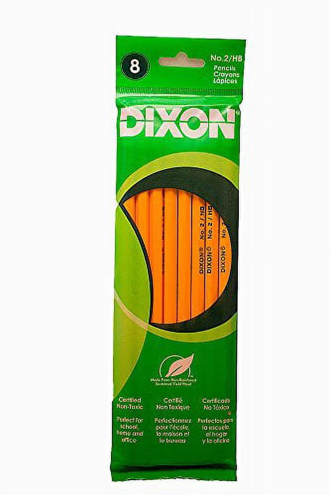 Dixon No. 2 Yellow Pencils, Wood-Cased, Black Core, (Pack of 2 ...