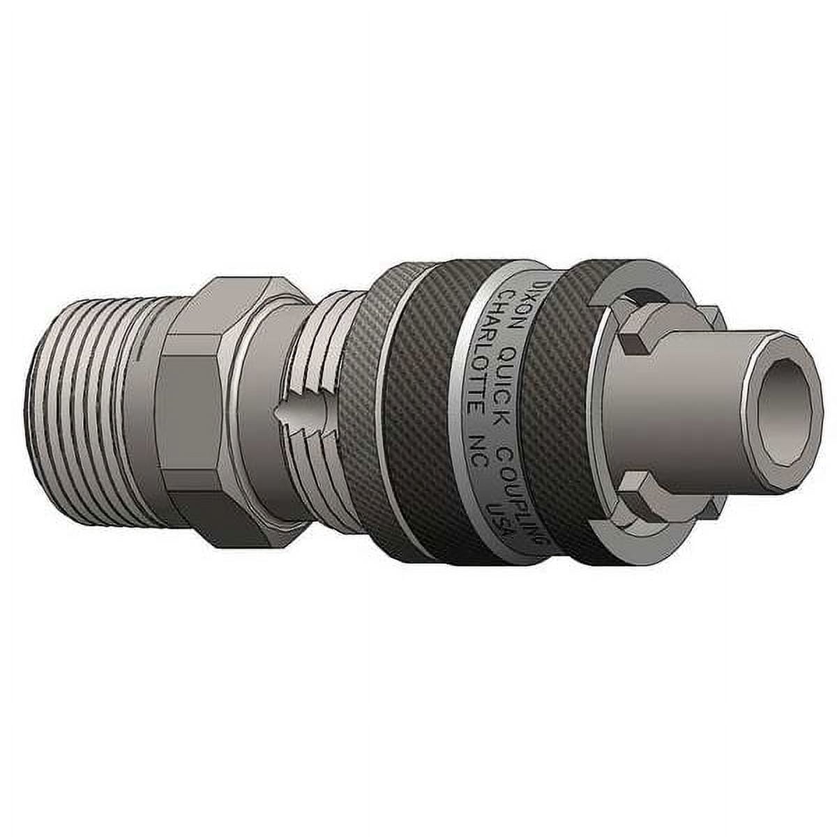 Dixon Quick Connect,Plug,1/2" Body,3/4"-14 N4M6-LS - Walmart.com