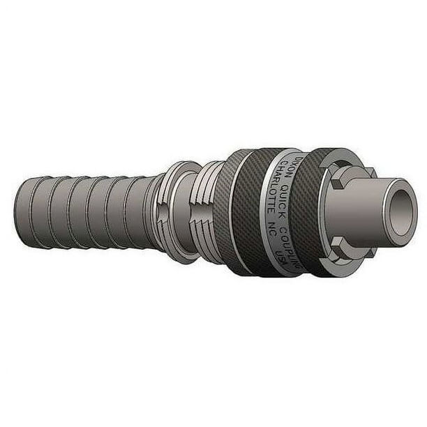 Dixon Quick Connect,Plug,1/2" Body,3/4" Barb N4S6-LS - Walmart Business ...