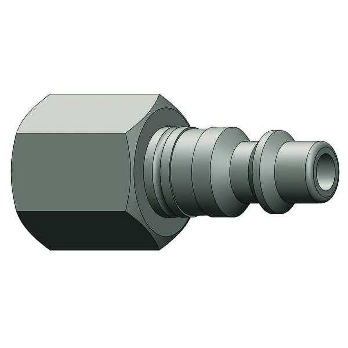 Dixon Quick Connect,Plug,3/8" Body,3/8"-18 D3F3-S - Walmart.com
