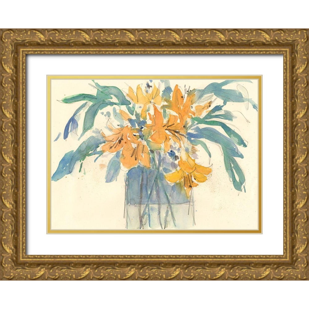 Dixon, Samuel 14x11 Gold Ornate Wood Framed with Double Matting Museum ...