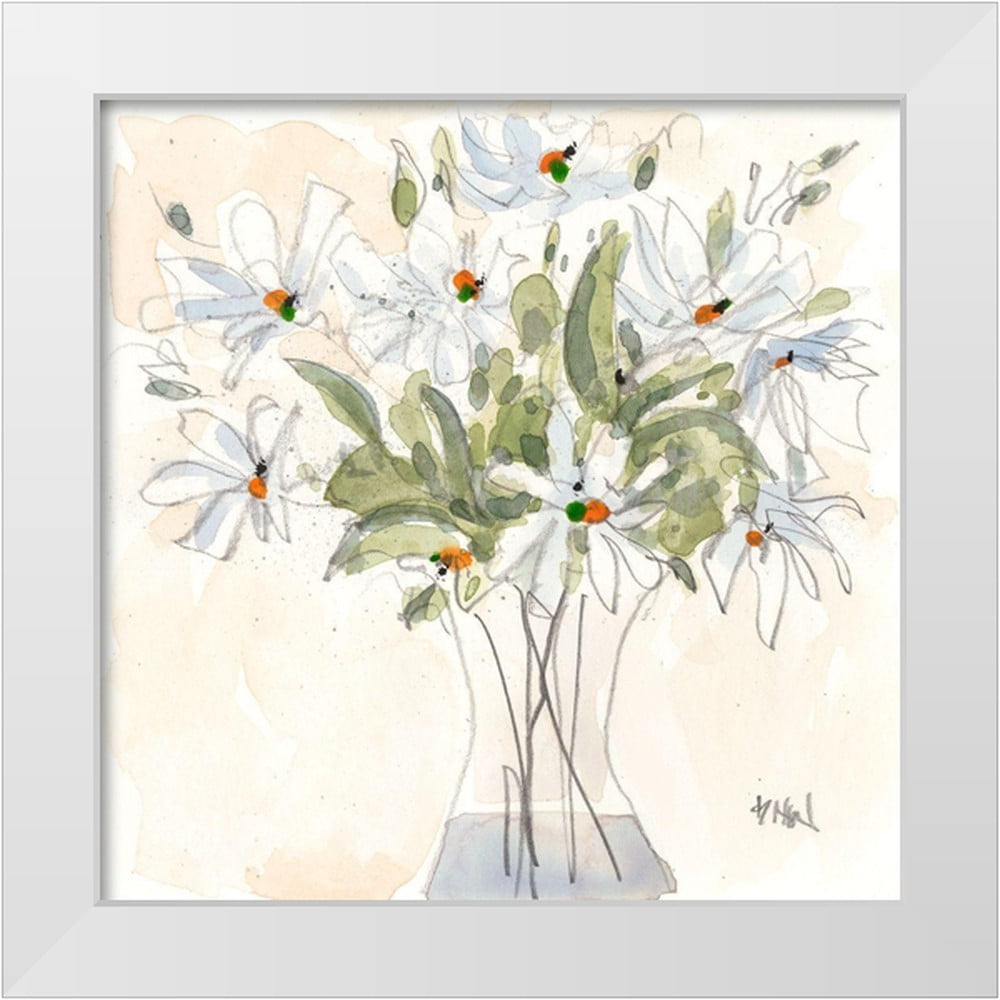 Dixon, Samuel 26x26 White Modern Wood Framed Museum Art Print Titled ...