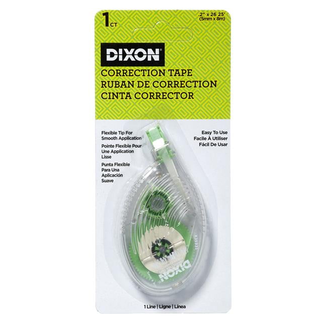 Dixon Ticonderoga DIX31931 1 Line Correction Tape for Grade 4-12, White ...