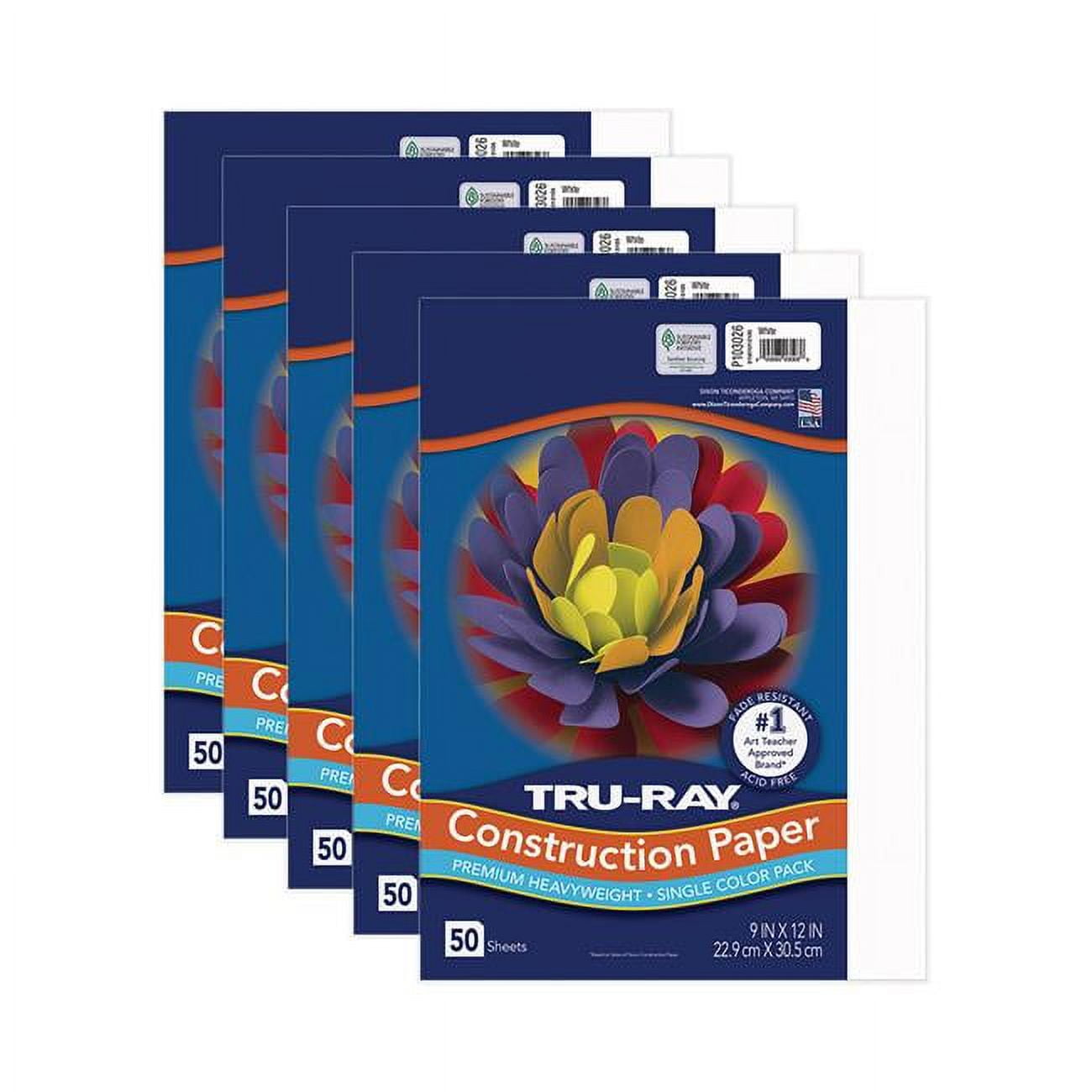 Dixon Ticonderoga Pacon PAC103026-5 9 x 12 in. Tru Ray Construction ...