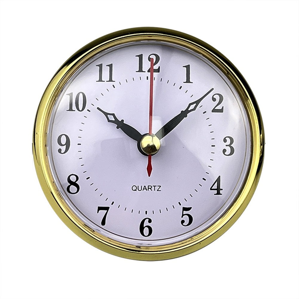 Diy 80Mm Quartz Clock Insert Movement Round Clocks Insert Part Arabic ...