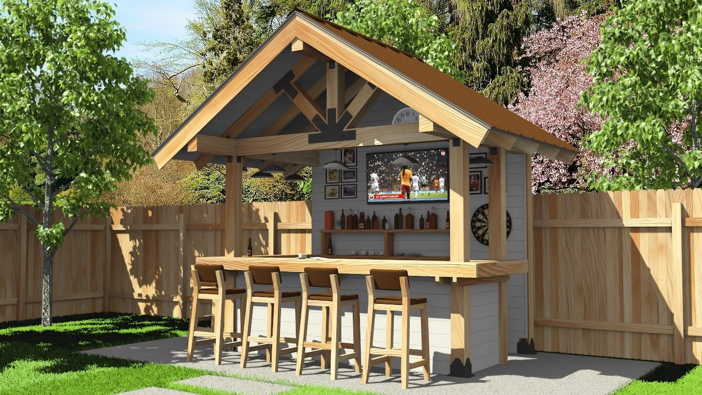 Diy Backyard Bar Plans | Outdoor Patio Furniture Design For Your Yard ...