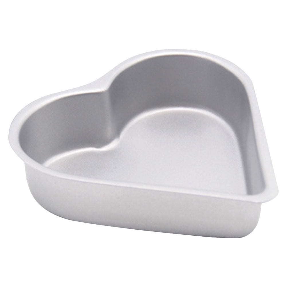Diy Baking Pan Heart Shape Pudding Pan Cupcake Baking Cup Mold Reusable ...