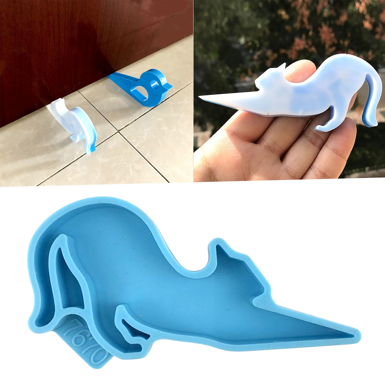 Diy Cat Bird Mobile Door Stopper Glue Tool Bird Wood Door Limiter ...
