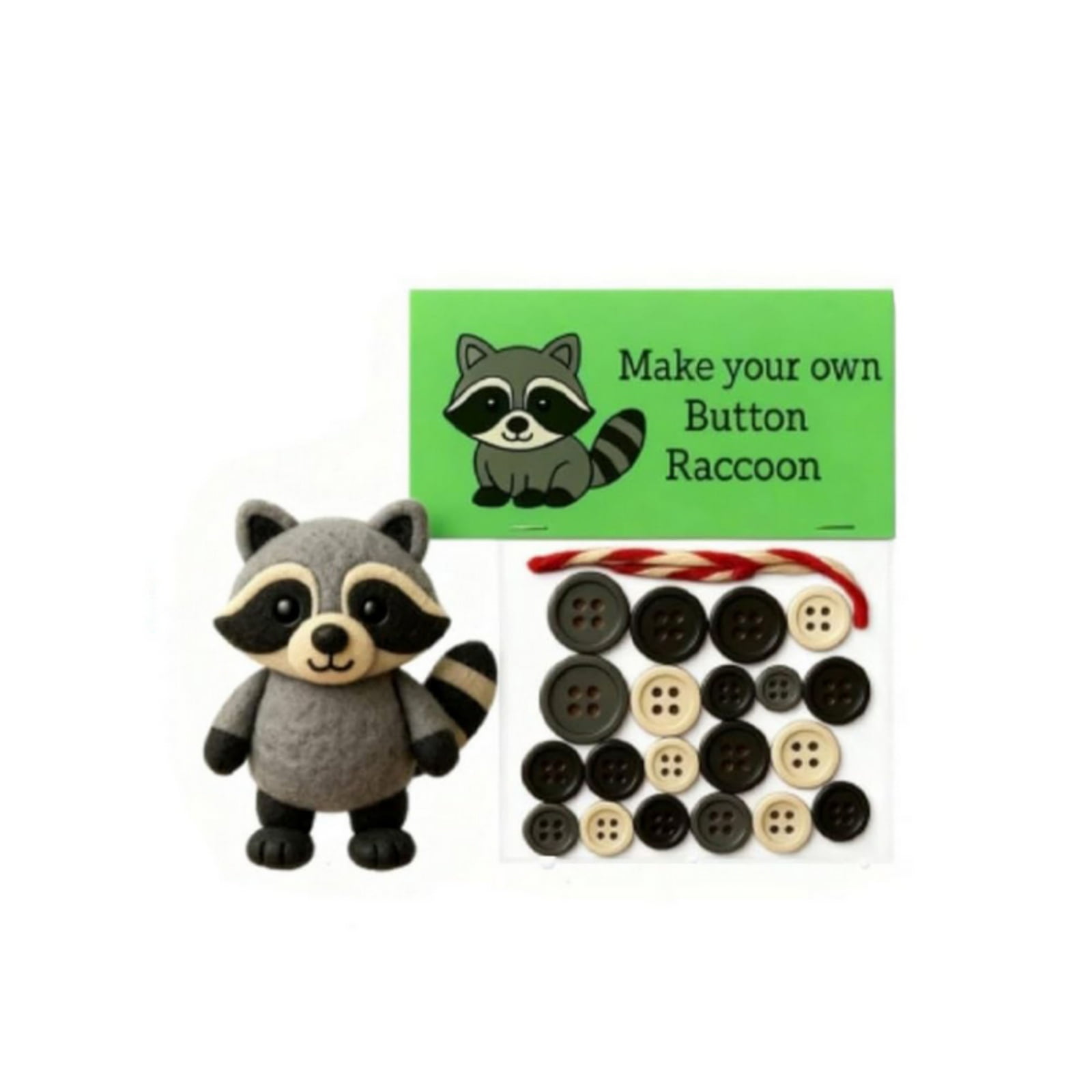 Diy Christmas Button Ornament Making Set, Fun Christmas Button with ...