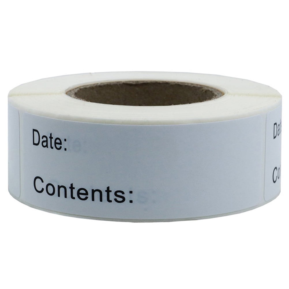 Diy Classified Paste, 1 Roll of English Record Date Stickers Practical ...