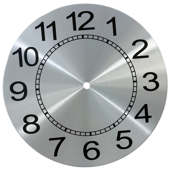 Diy Clock Face 243Mm 9.5Inch Aluminium Clock Dial Stylish Appearance ...
