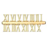 Diy Clock Numbers Roman Numerals Quartz Needle Wall Clocks Replacement ...