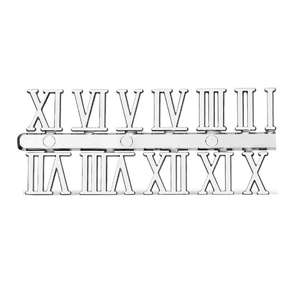 Diy Clock Numbers Roman Numerals Quartz Needle Wall Clocks Replacement ...