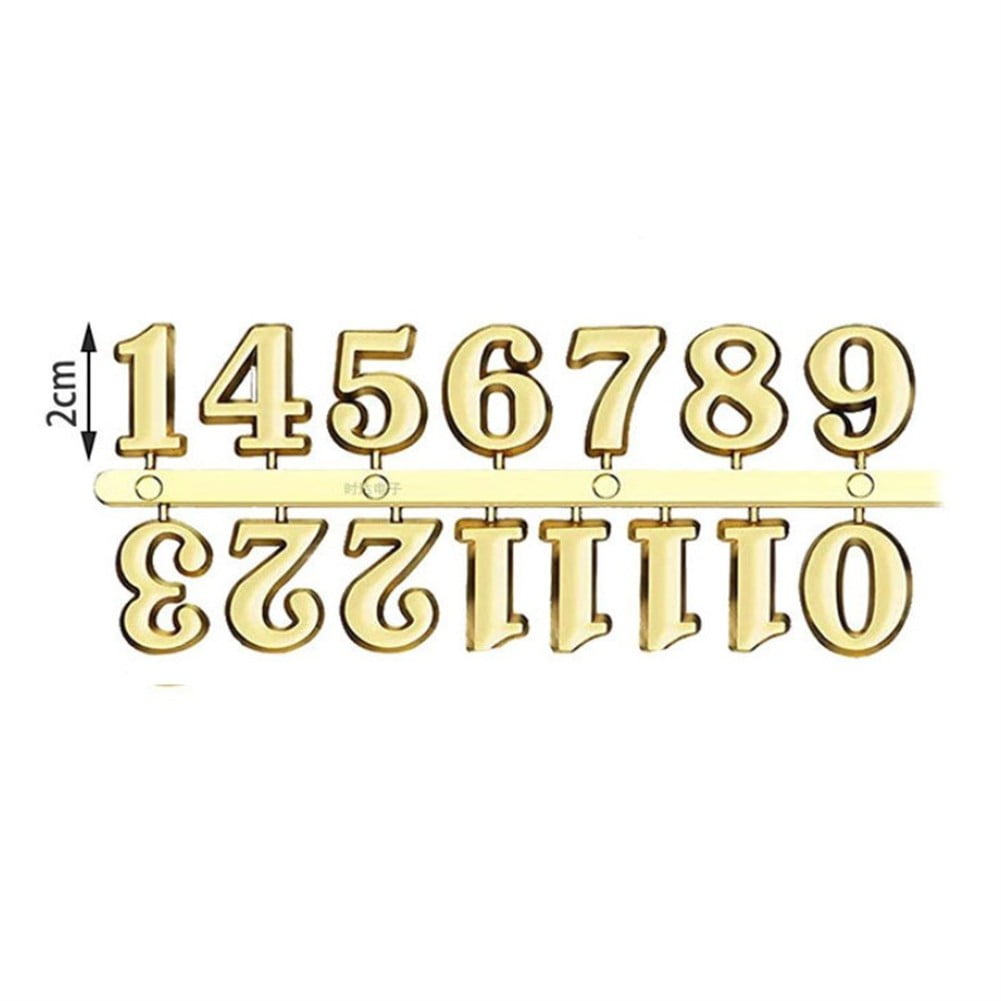Diy Clock Numbers Roman Numerals Quartz Needle Wall Clocks Replacement ...