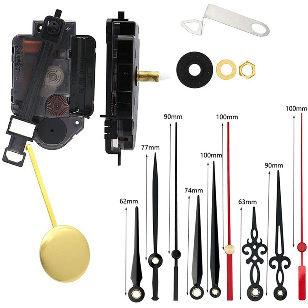 DIY Craft Pendulum Clock Mechanism Quartz Movement Replacement Set 23mm ...