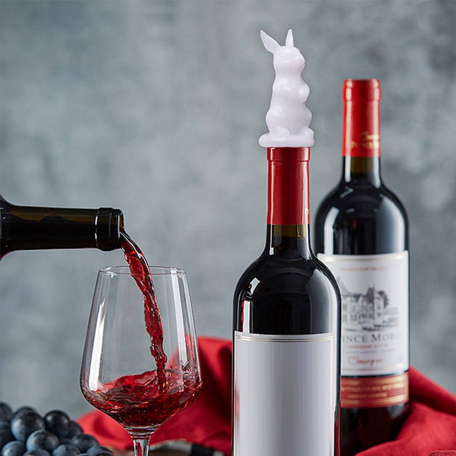 Diy Crystal Glue Dropping Mold Red Wine Bottle Stopper Mold Silicone ...