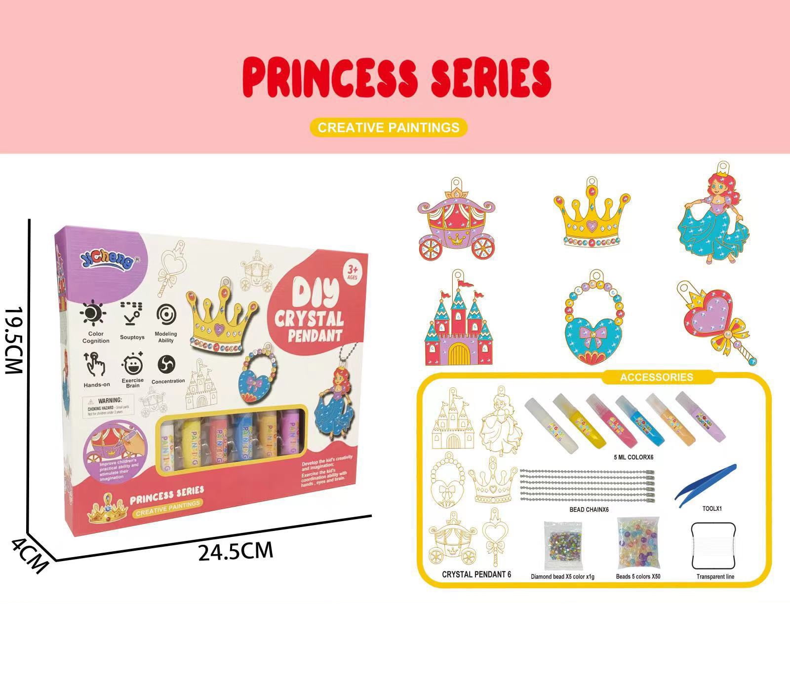 Diy Crystal Paint Arts And Crafts Set Three Dimensional Baking Free ...
