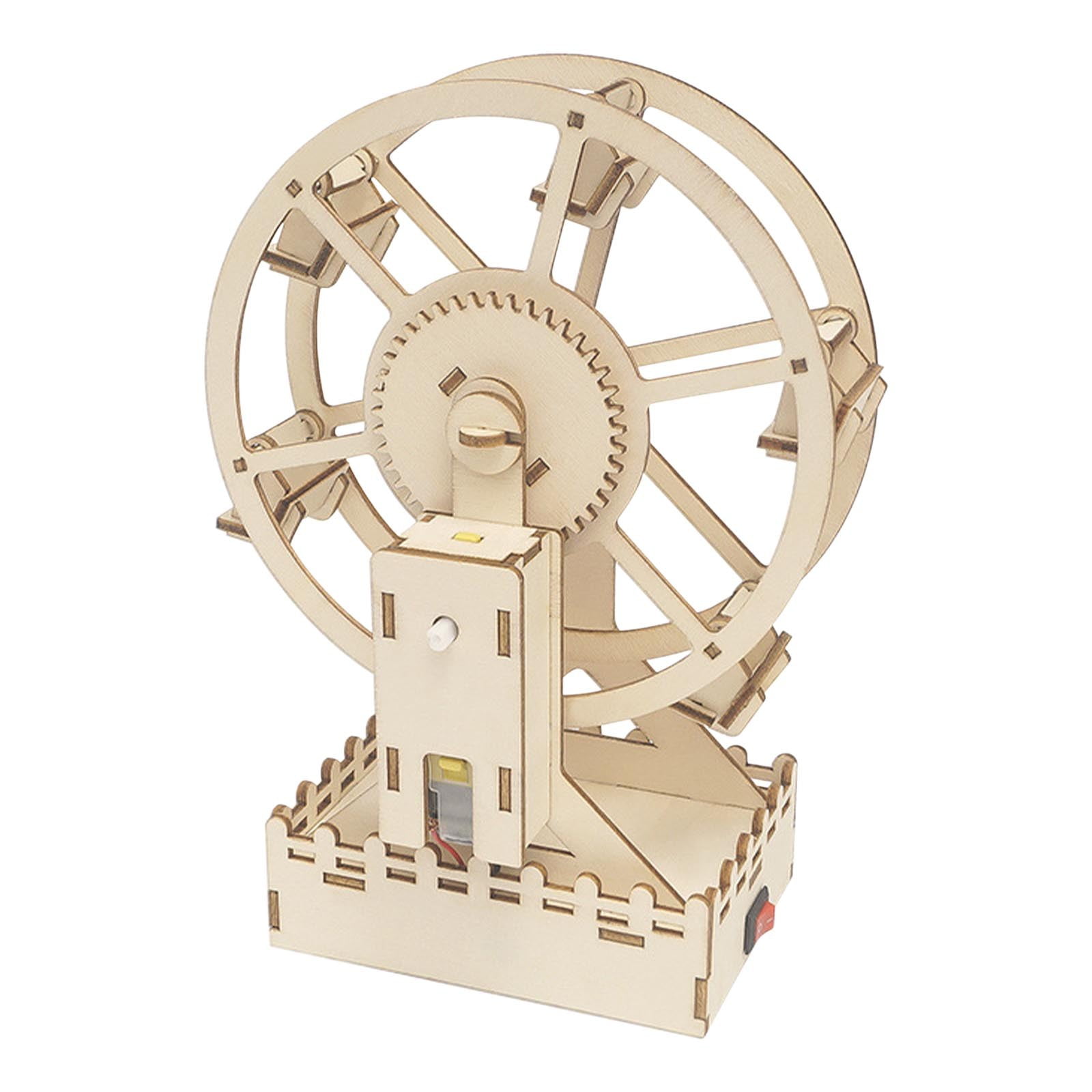 Diy Ferris Wheel Model Science Experiment Puzzle Kit Wooden ...