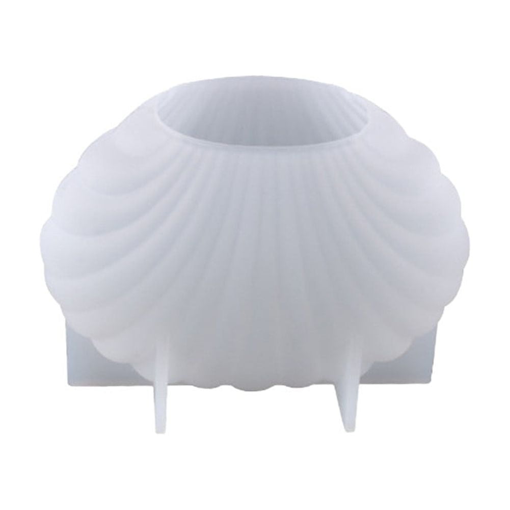 Diy Glue Size Shell Candle Mould Scalloped Shell Silicone Mould ...