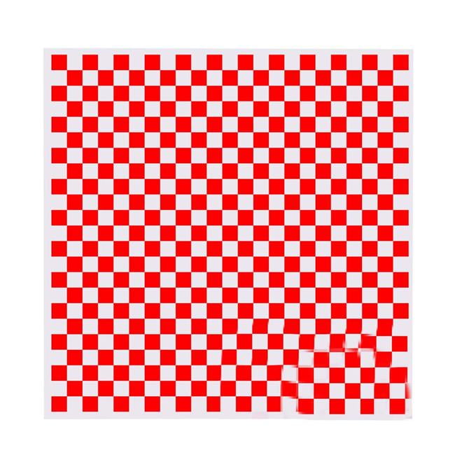 Diy Hamburger Grease-Proof Baking Red Plaid Wax Papers - 200 Piece ...