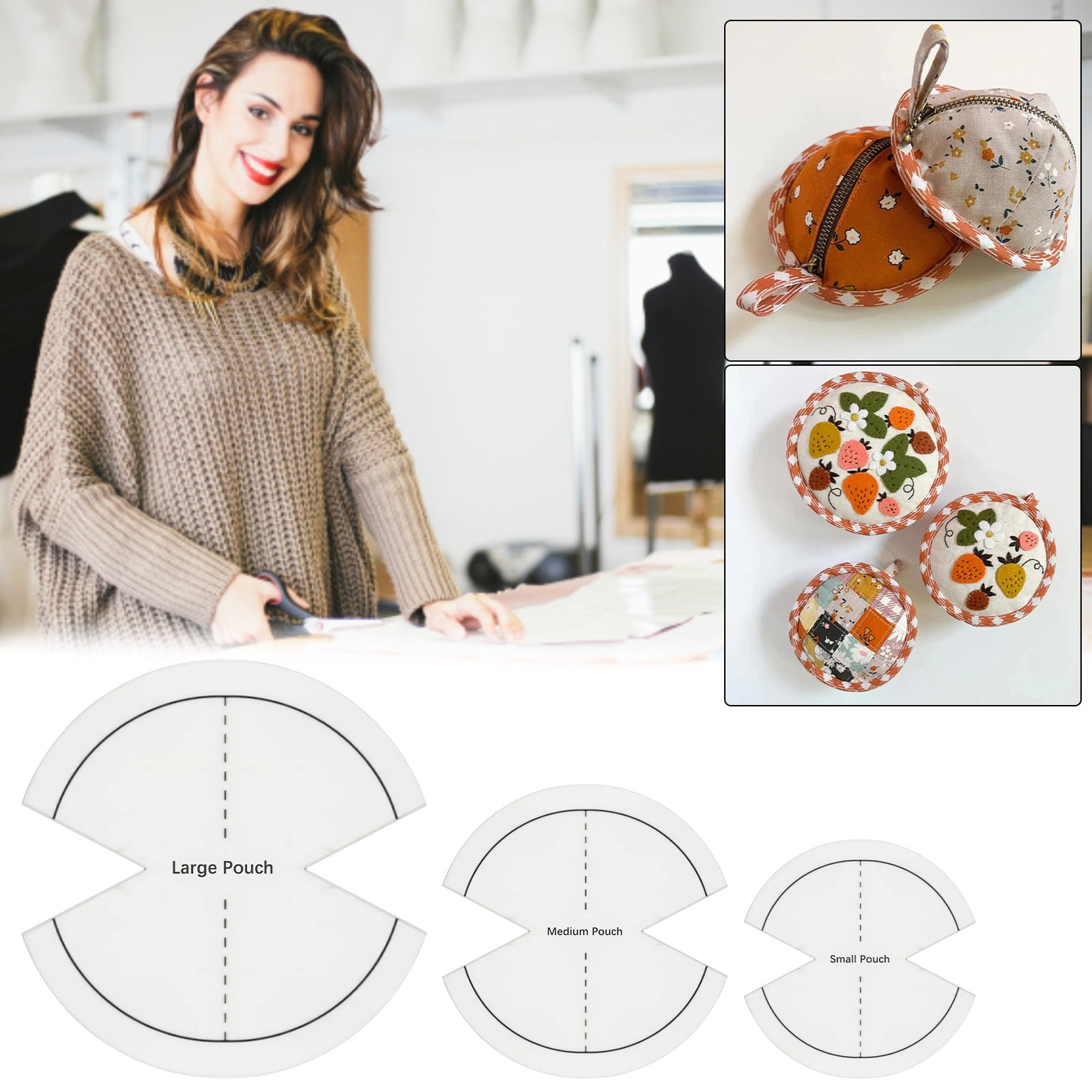 Diy Handbag Making Template Cute Beetles Pouch Sewing Ruler,handbag ...