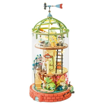 DIY Villa Duplex Cabin Waiting For Hand-assembled Model Time Building ...