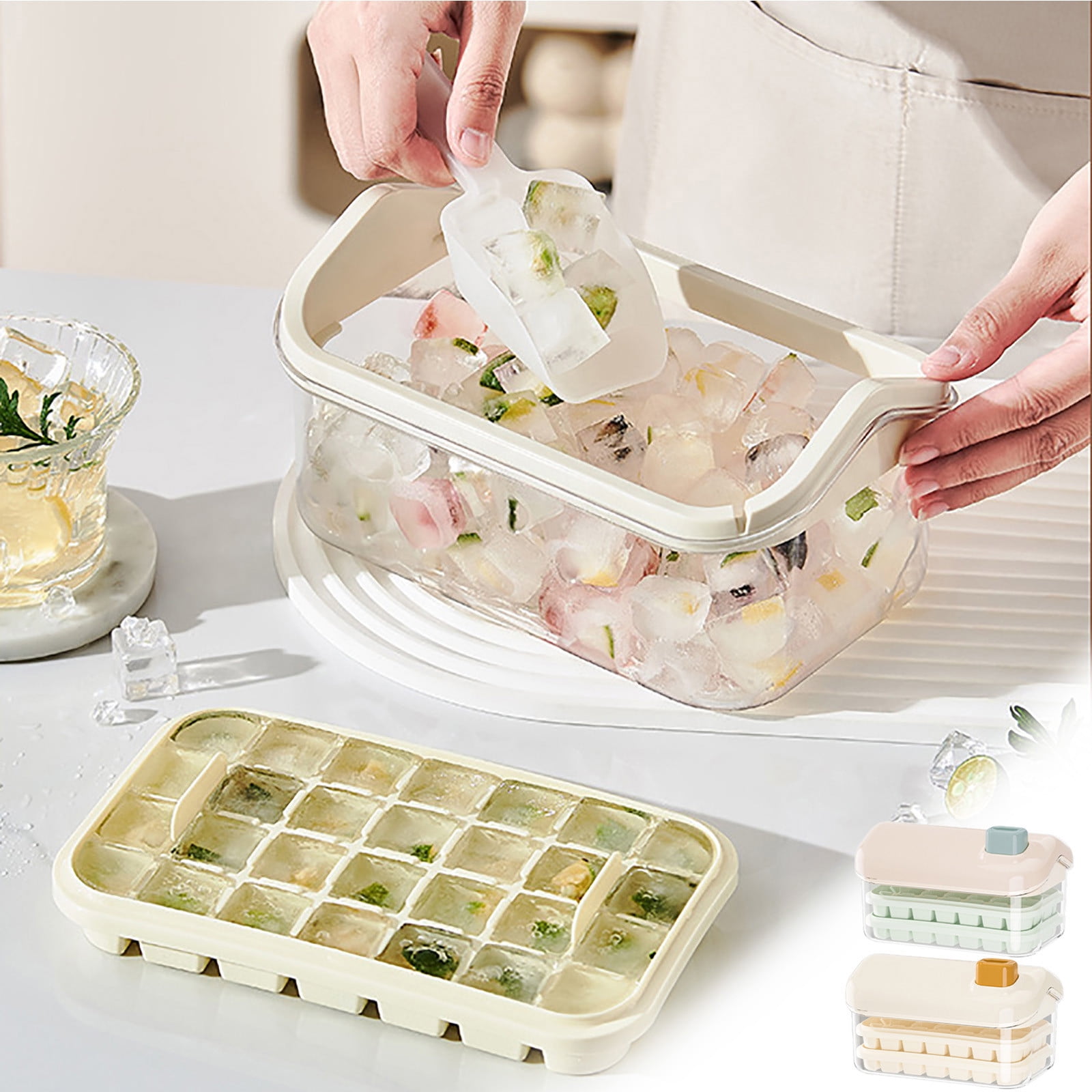 Diy Ice Block Maker, Commercial-Grade Freezer, Quiet Operation ...