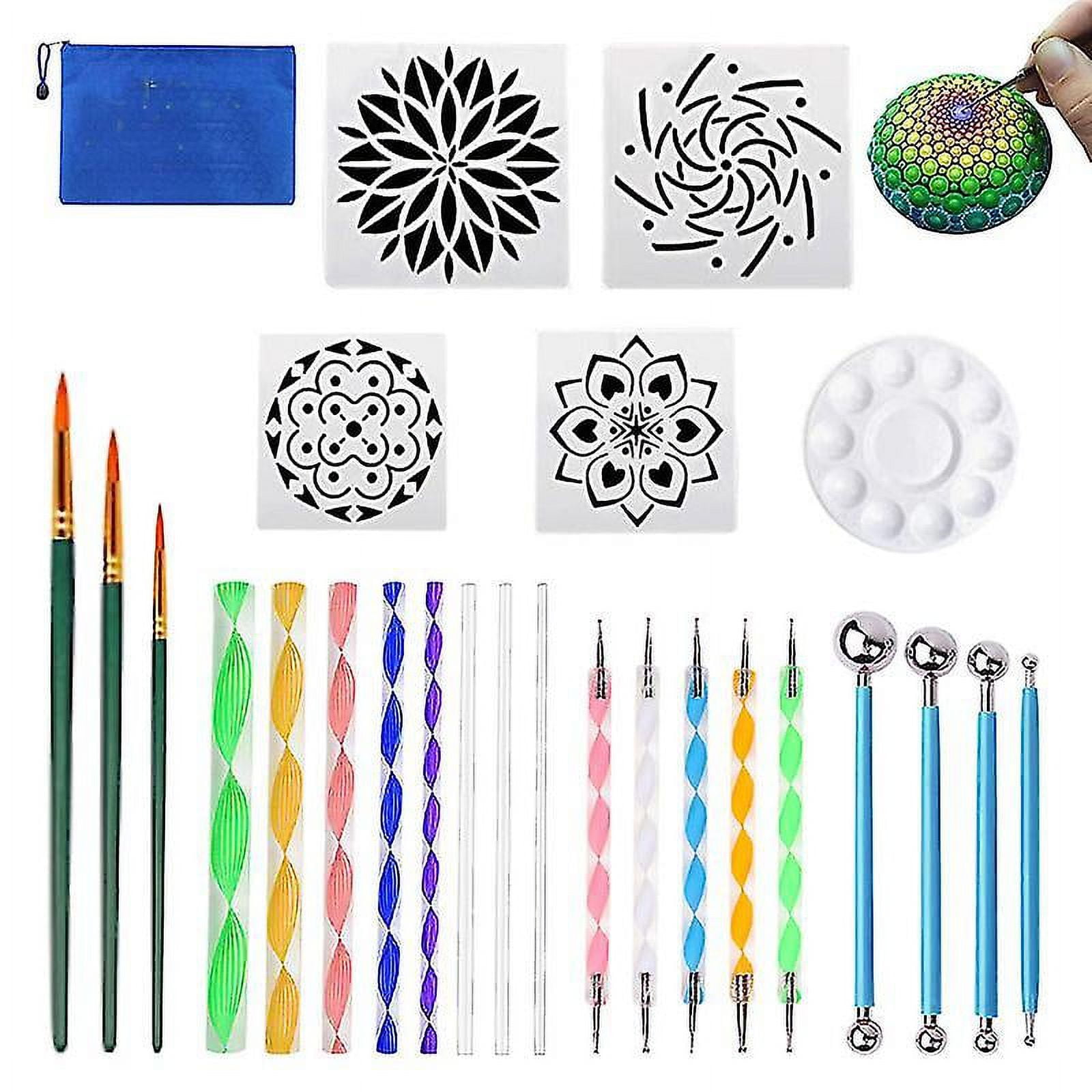 Diy Mandala Dotting Tools Set For Painting Rocks Dot Kit Rock Stone ...