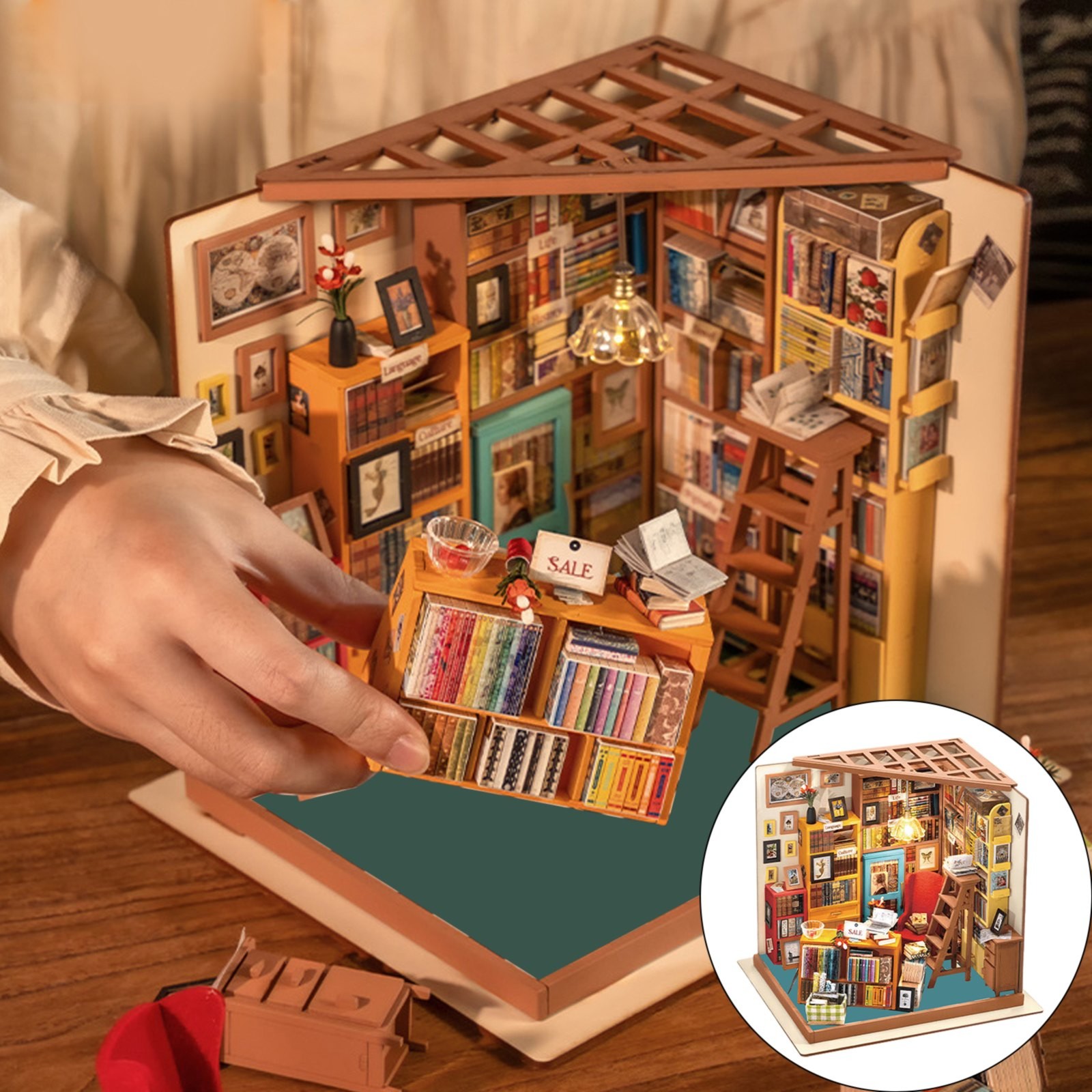 Diy Miniature House Kit Greenhouse, Tiny House Kit for Adults to Build ...