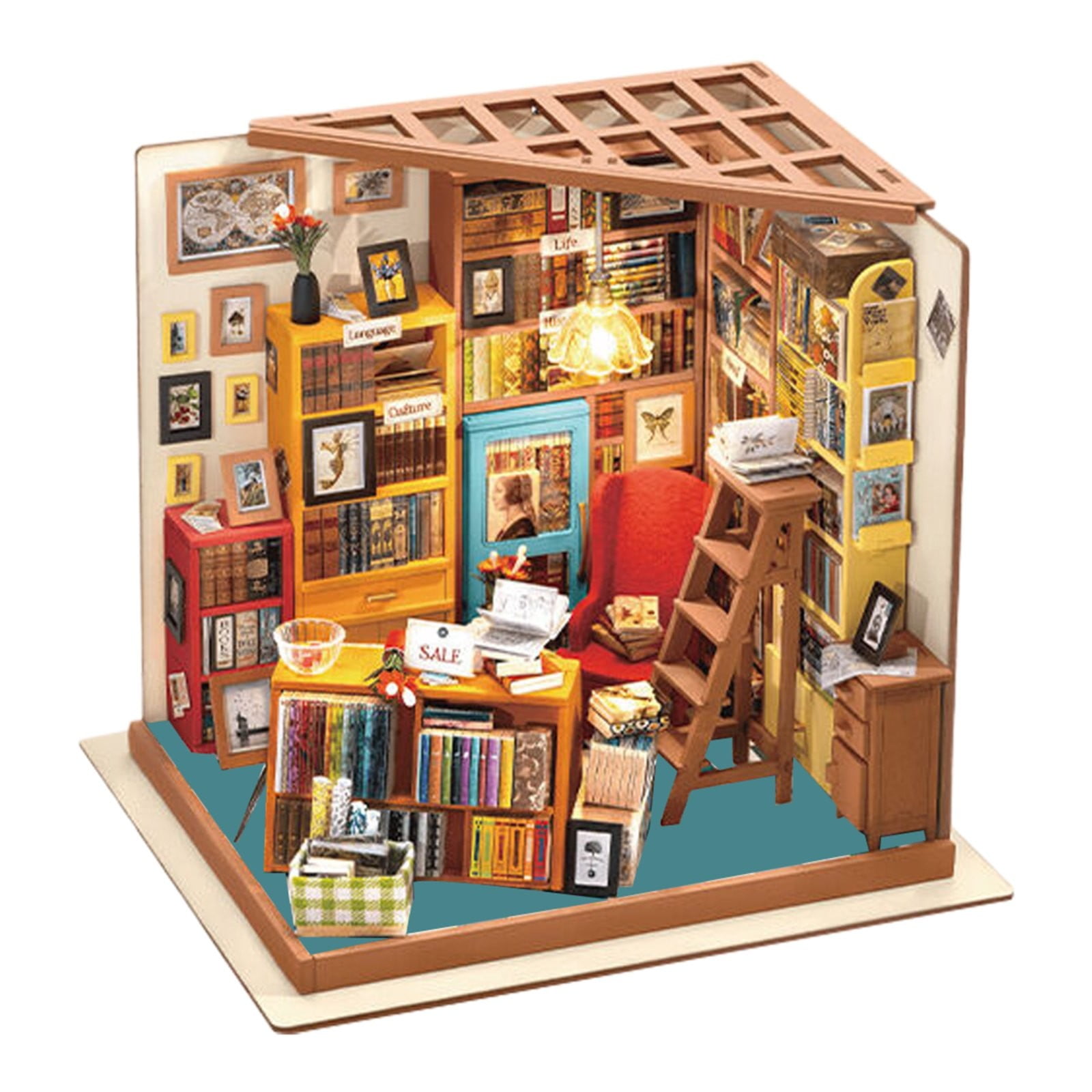 Diy Miniature House Kit Greenhouse, Tiny House Kit for Adults to Build ...