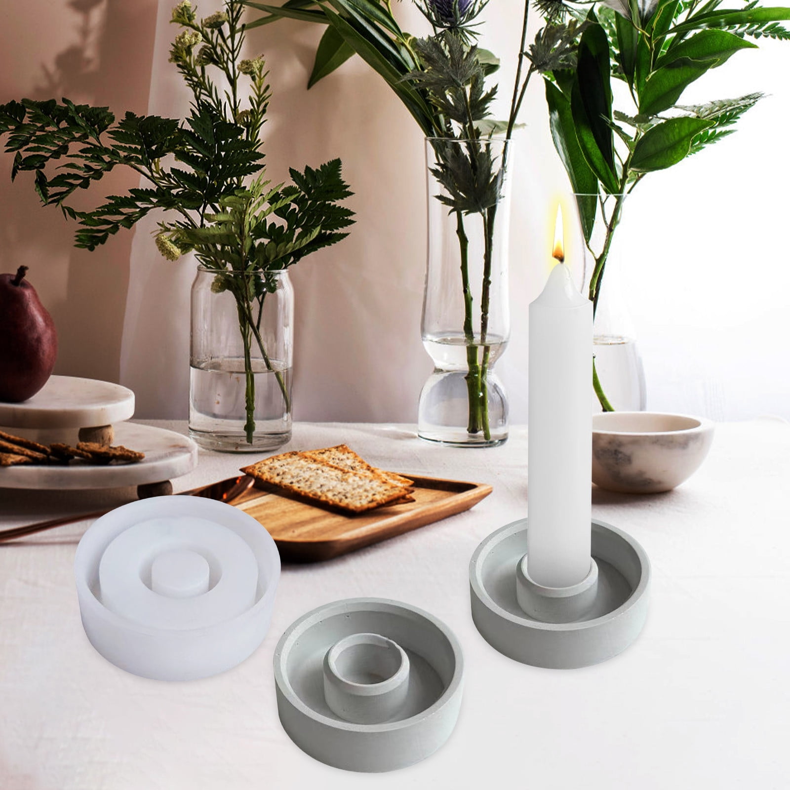 Diy Moulds Clearance Five Pointed Star Circular Heart-Shaped Candle ...