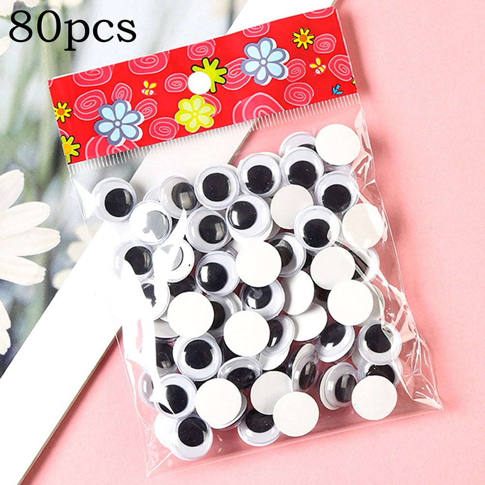 Diy Movable Eye Stickers Black And White Color Doll Eyes Craft Supplies ...