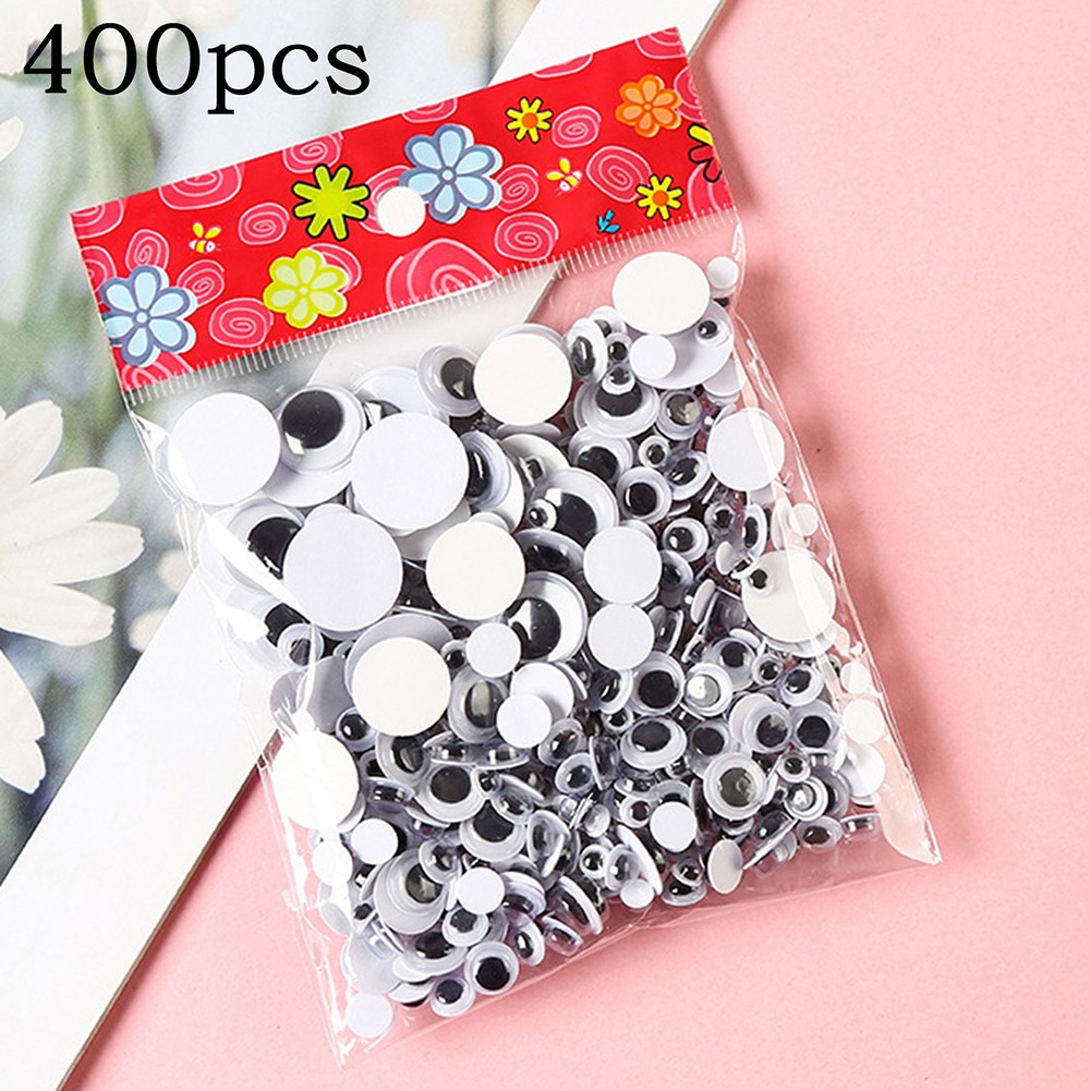Diy Movable Eye Stickers Black And White Color Doll Eyes Craft Supplies ...