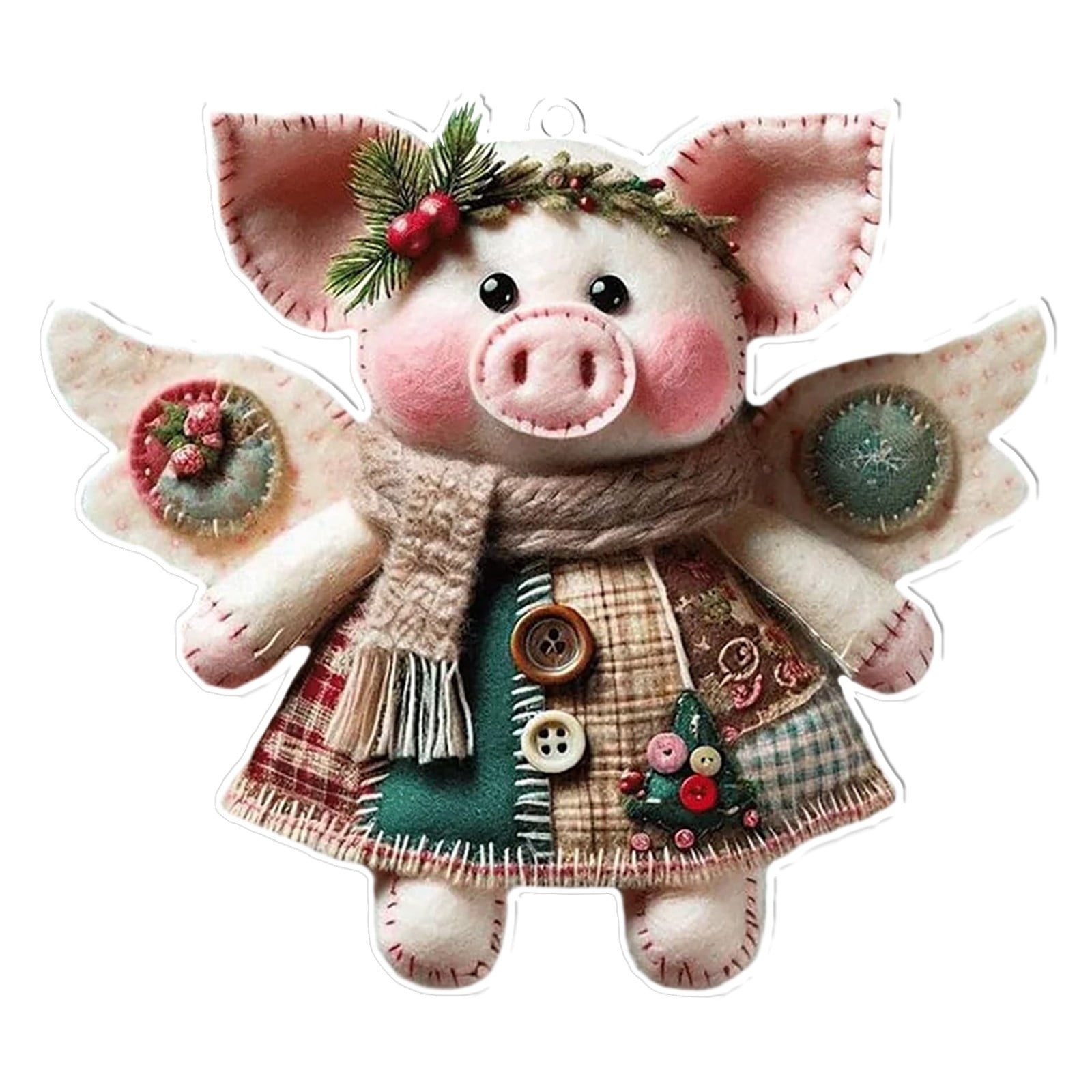 Diy Patchwork Animal Angel Kit,Handmade Sewing Craft Set With Fabric ...