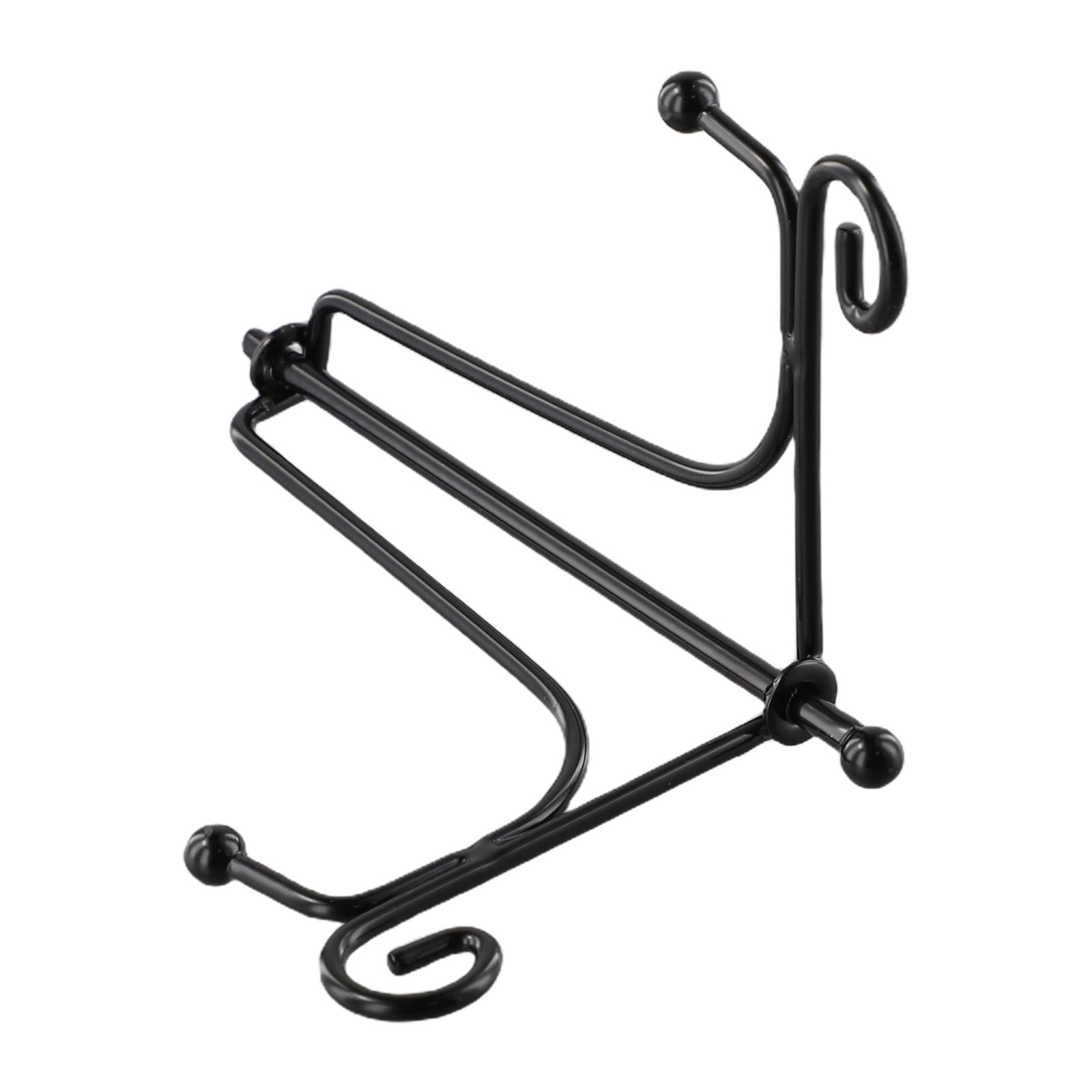 Diy Picture Frame Black Iron Plate Display Stand Rack Easel Storage ...