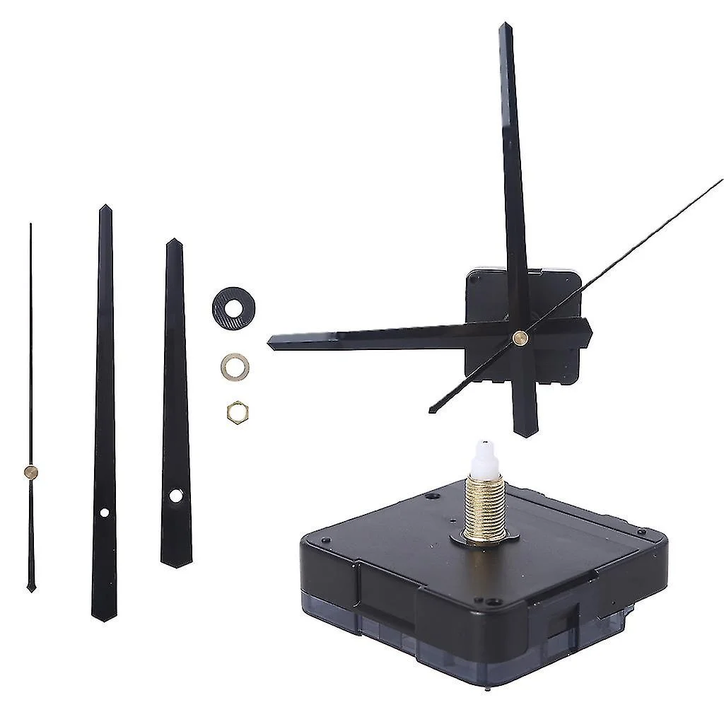Diy Quartz Wall Clock Movement Mechanism With Hands Long Shaft Silent ...