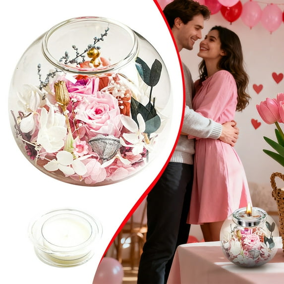 Diy Scented Arrangements Candle Holders Candlesticks Glass Cups Empty ...