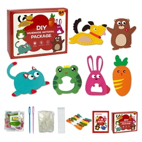 Tzgsonp Sewing Craft Kit DIY Kids Craft and Sew Set for Girls and Boys ...