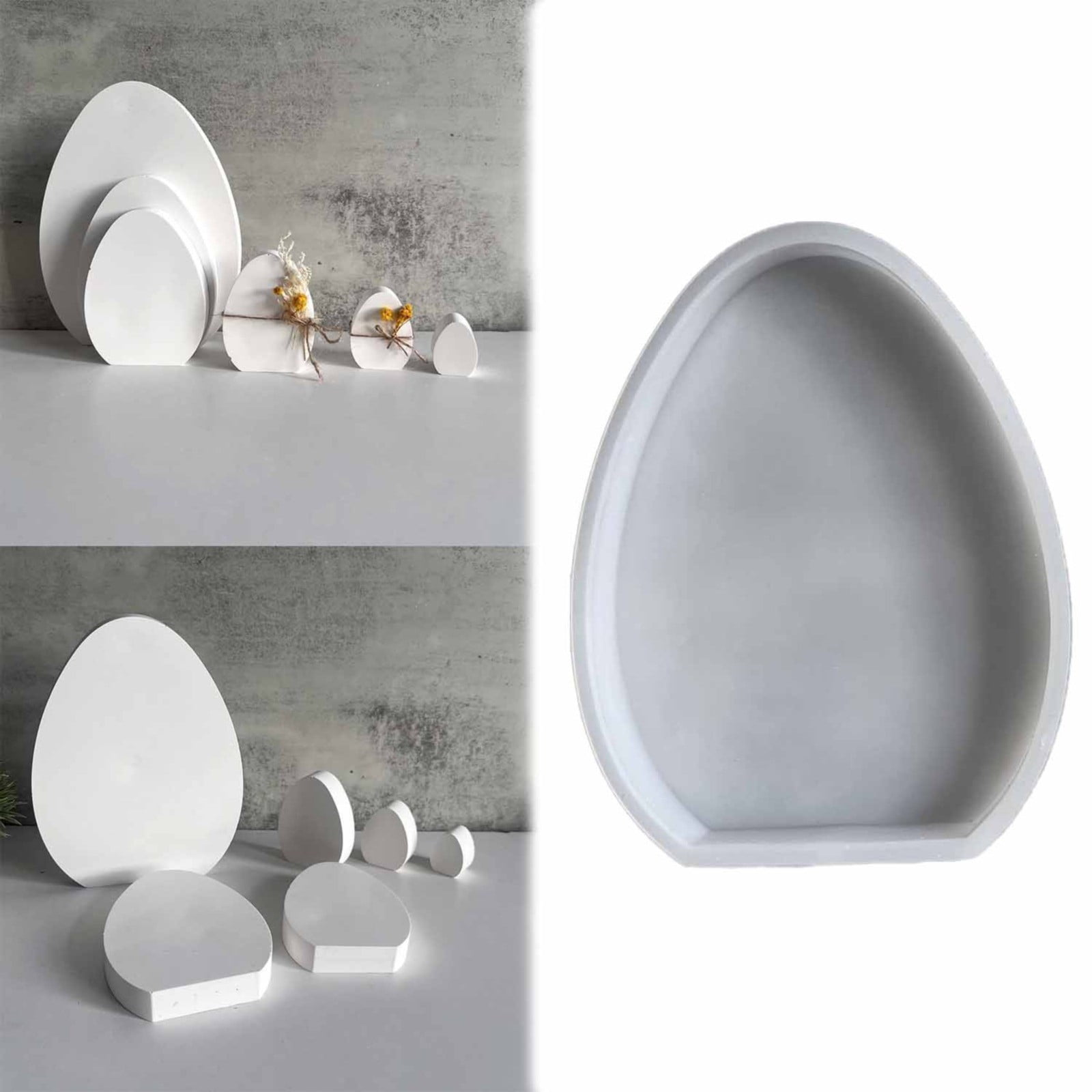 Diy Silicone Mould Clearance! Easter Egg Silicone Mold Large Size ...