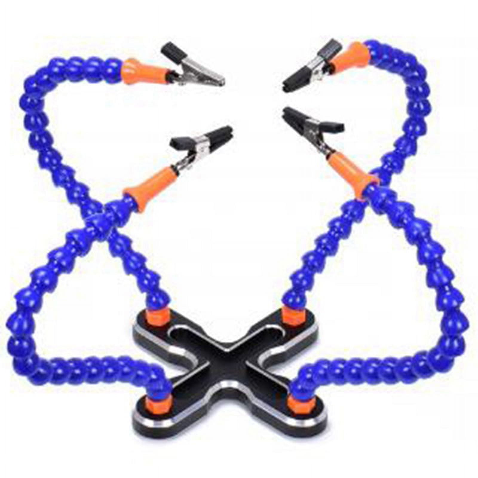 Diy Soldering Third Hand 4Pc Flexible Arms Welding Helping Stand Repair ...
