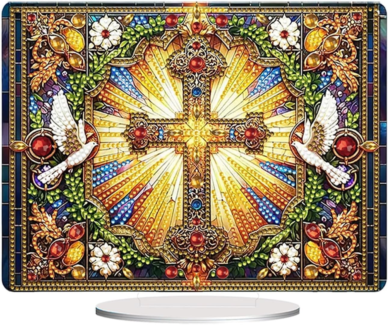 Diy Tabletop Diamond Art Painting Kit，Special Shaped Rhinestone Desk ...