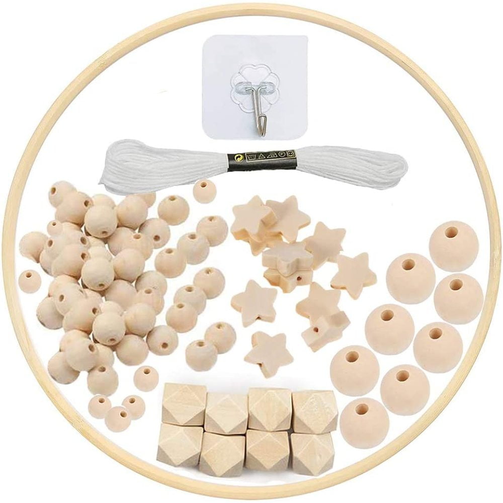 Diy Wood Mobile Phone Framework Bed Bell Kit, Natural Handwork Wooden ...